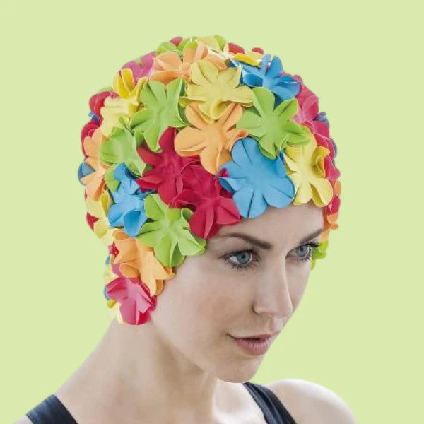 Badekappen mit Blumen | Weitere Modelle [2025] | Hier kaufen – Watery.de